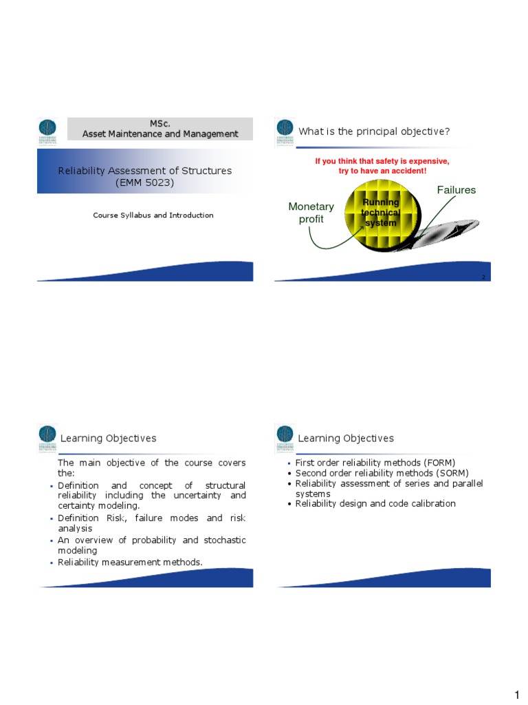Structural Reliability | Download Free PDF | Reliability Engineering ...