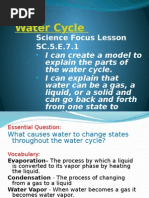 Grade 6 Water Cycle Quiz and Answers | PDF | Water Cycle | Water