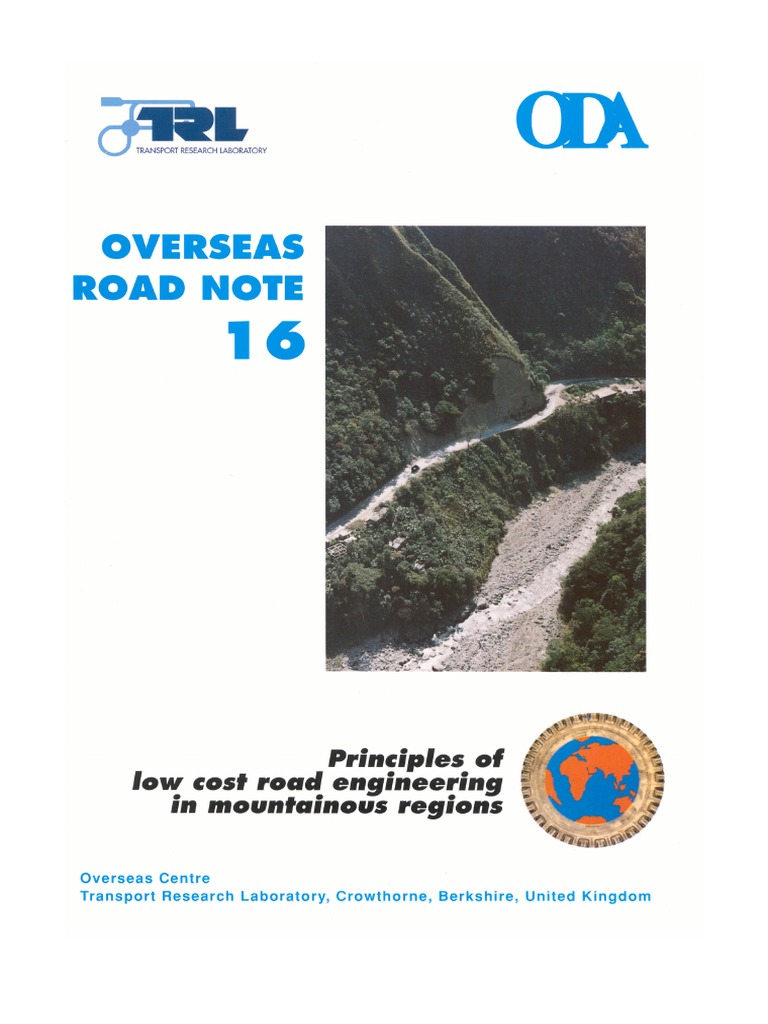 Principles of Low Cost Road Engineering PDF | PDF | Erosion | Valley