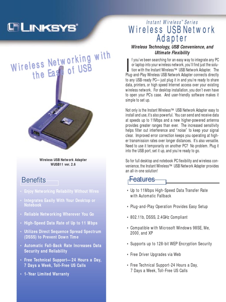 Wusb11-V2.6 Ds PDF | PDF
