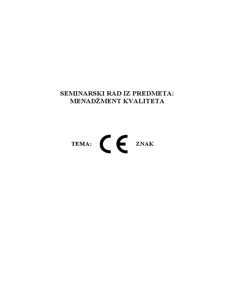 CE Znak | PDF