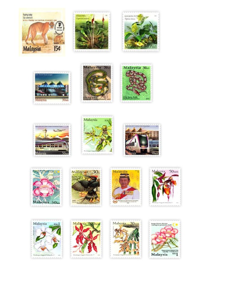 Koleksi Setem Tema Hobi Saya | PDF