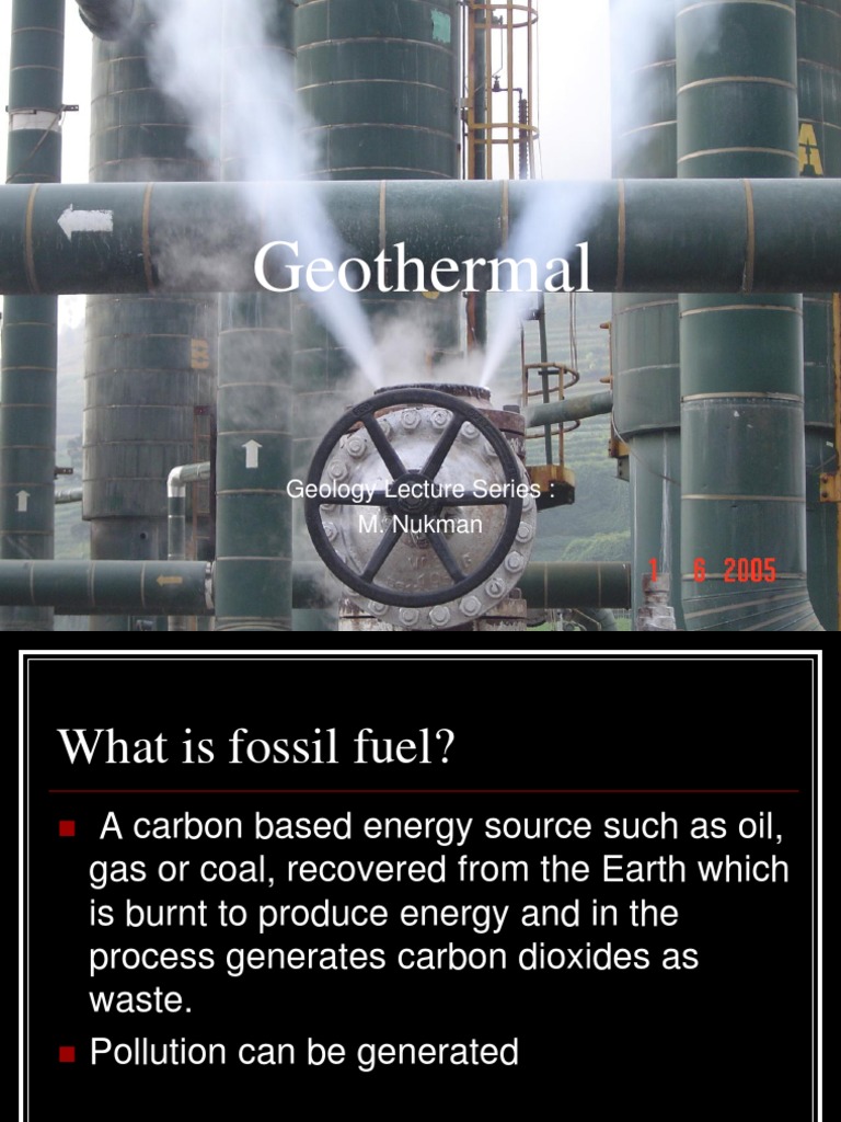 Geothermal: Geology Lecture Series: M. Nukman | PDF | Science & Mathematics