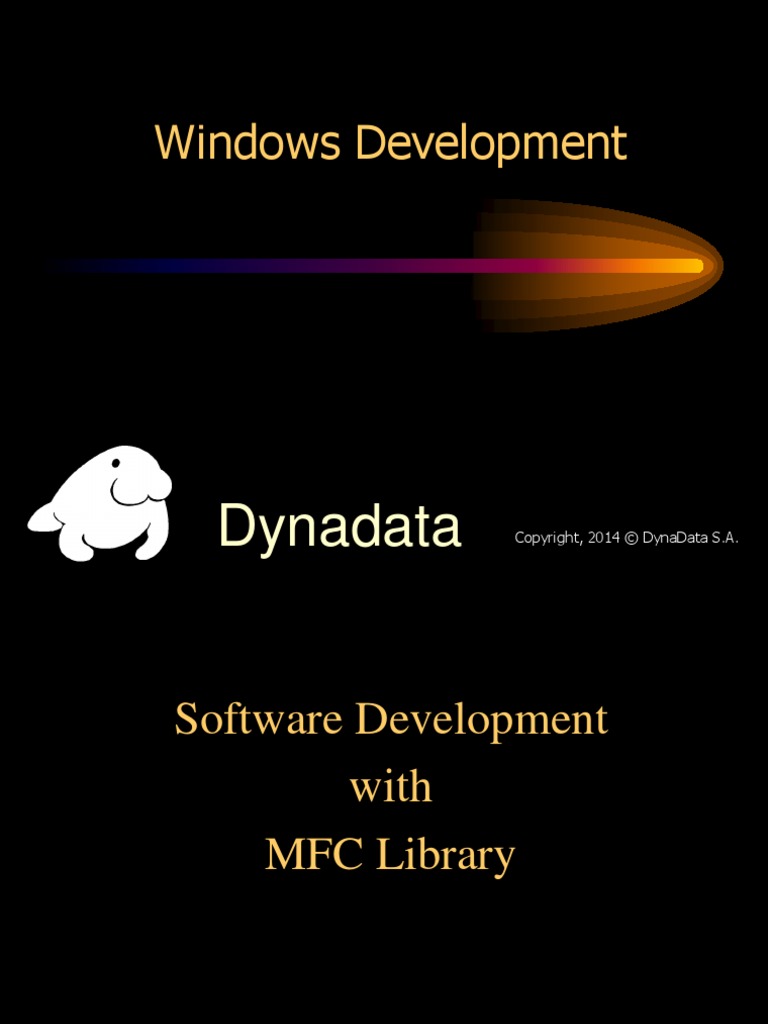 Software Development With Mfc Library Pdf Pdf Device Driver