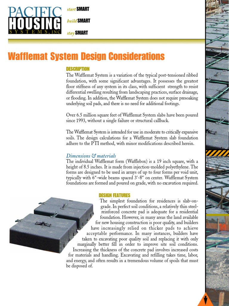 Wafflemat Design Whitepaper | PDF | Beam (Structure) | Concrete