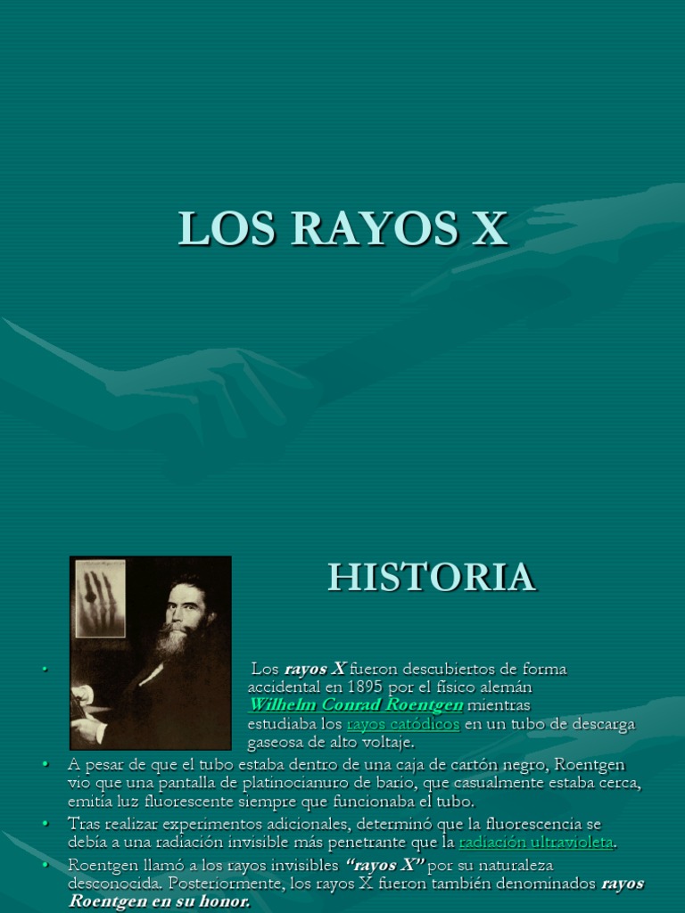 Los Rayos X | PDF | Rayo X | Electrón