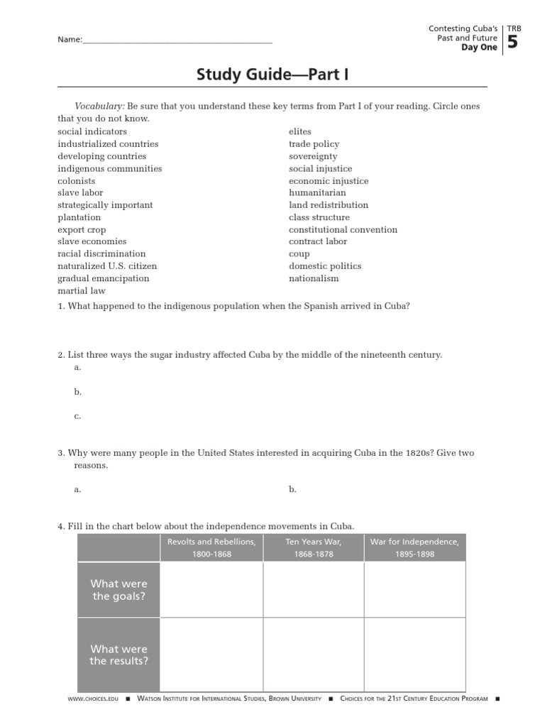 Cuba Study Guides | Download Free PDF | Rebellions | Cuba