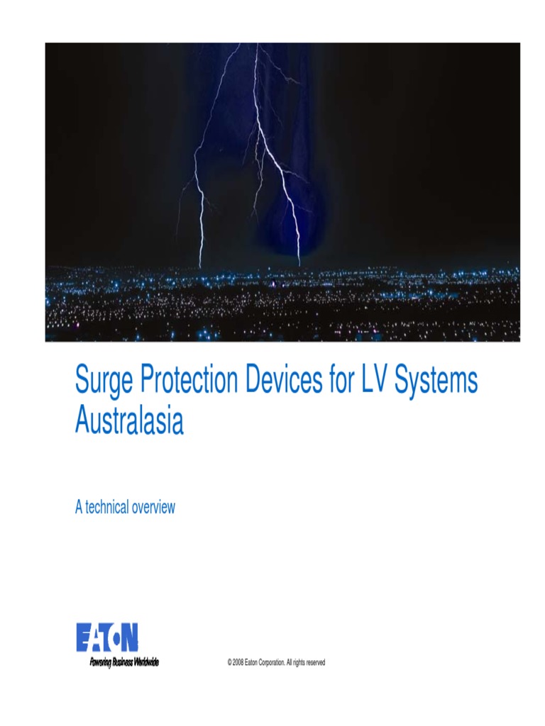 Surge Protection Technical Training | PDF | Electrical Engineering ...