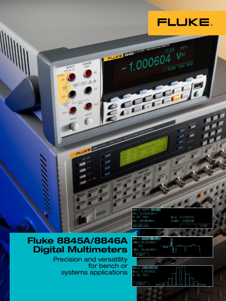 Fluke 8845A & 8846A | PDF | Personal Computers | Electrical Engineering