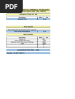 Free Centrifugal Pump Design Spreadsheet | PDF | Pump | Spreadsheet