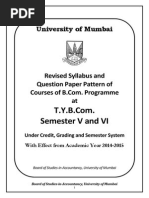 SYBCOM ACCOUNTS SEM IV Syllabus PDF | PDF | Revenue | Equity (Finance)