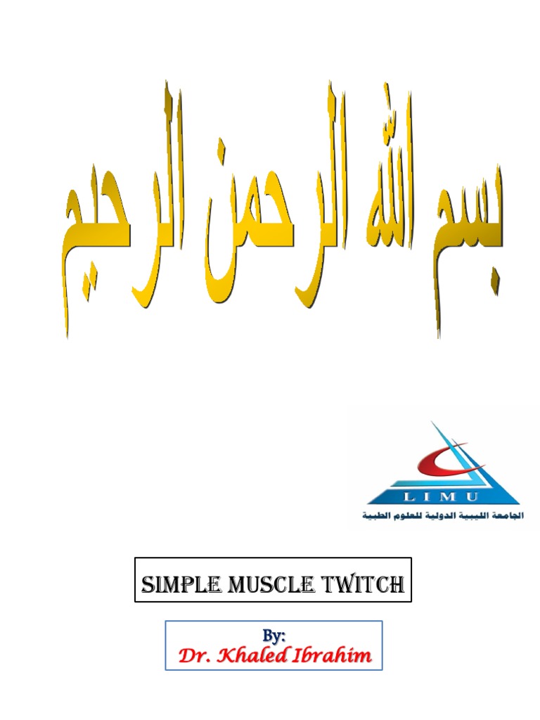 Simple Muscle Twitch (Practical Physiology) | PDF | Muscle Contraction ...