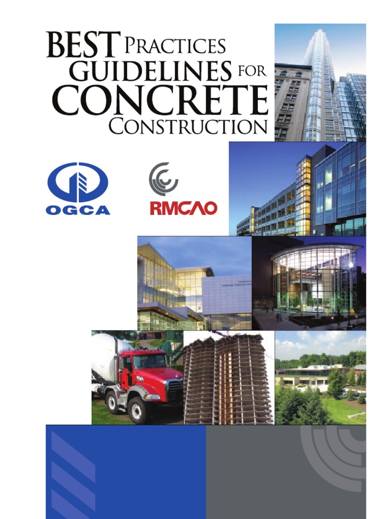 Guide Concrete Construction | PDF | Concrete | Personal Protective ...