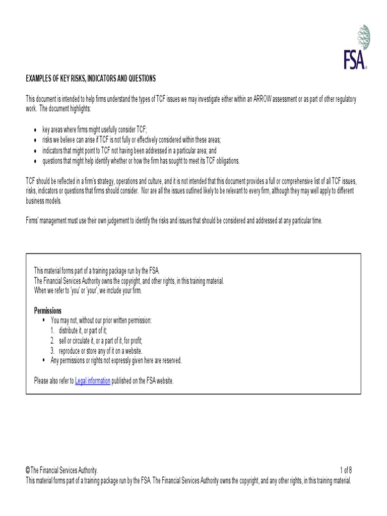 KRI Examples PDF | PDF