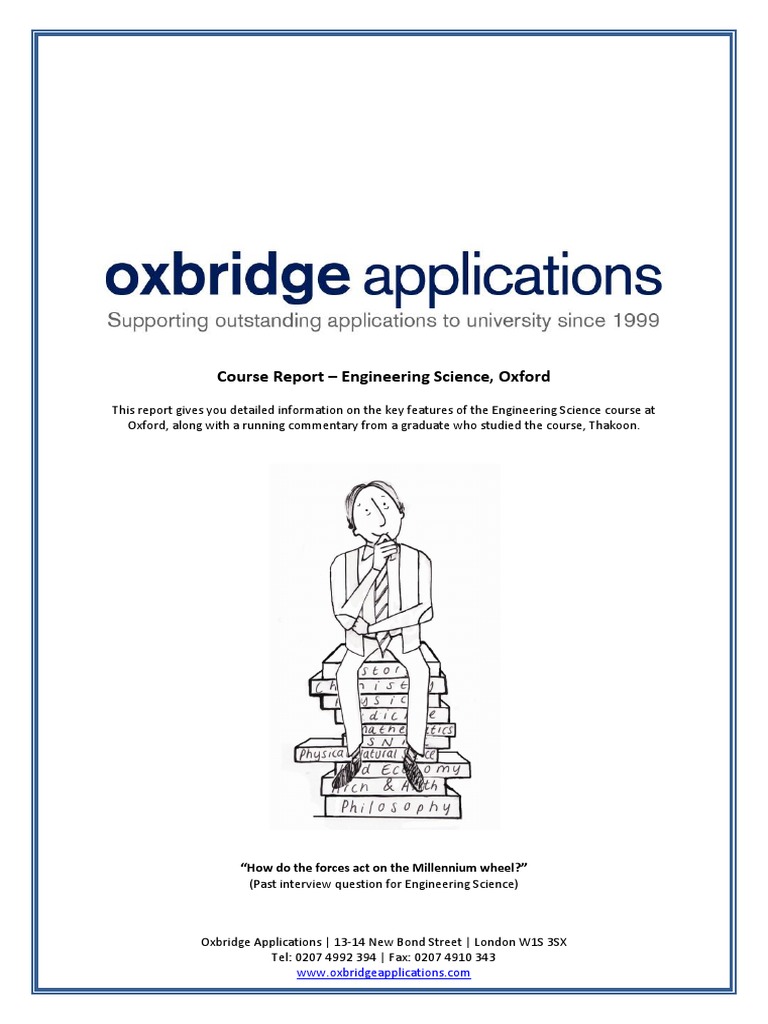 Engineering Science, Oxford | Gce Advanced Level (United Kingdom ...