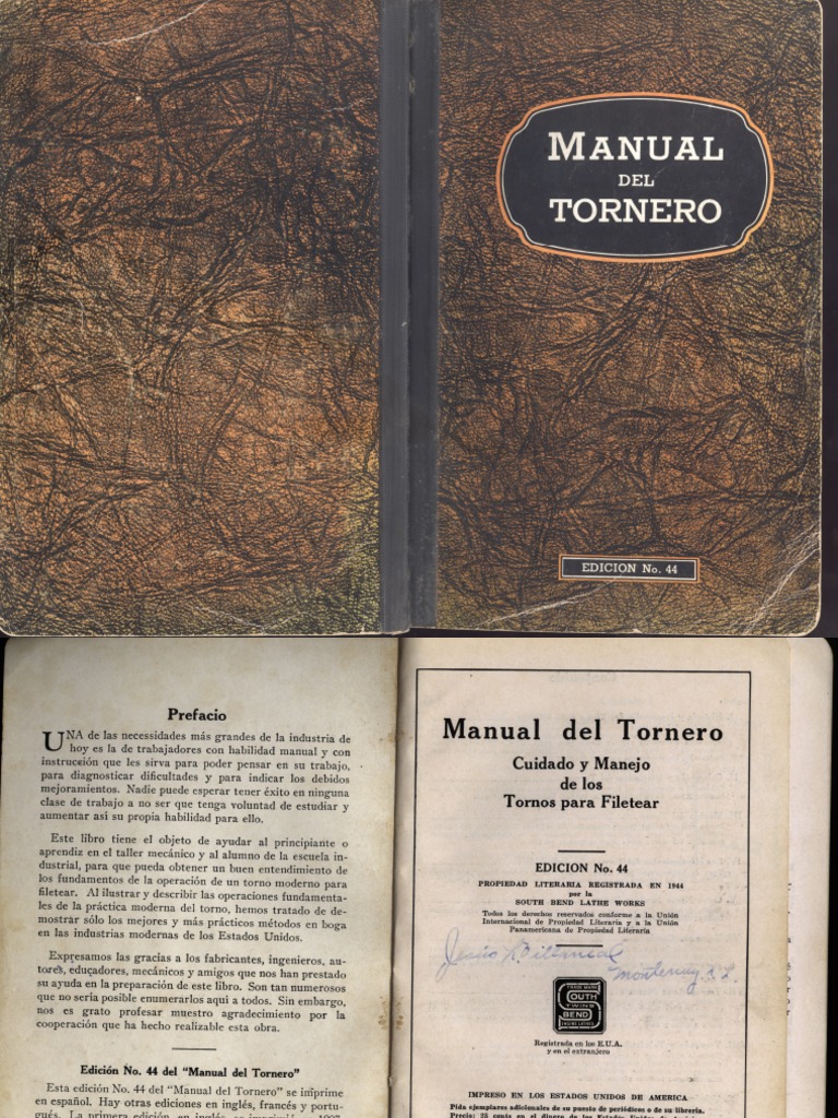 Manual Del Tornero | PDF