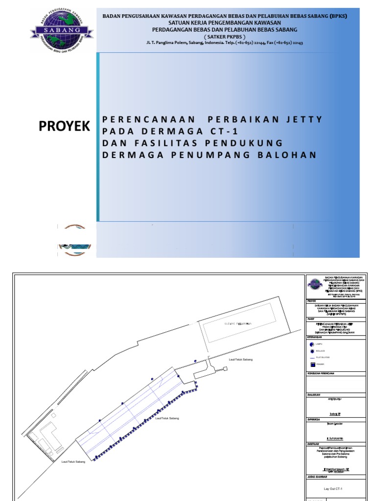 Gambar Perbaikan Jetty Pada Dermaga CT-1 | PDF