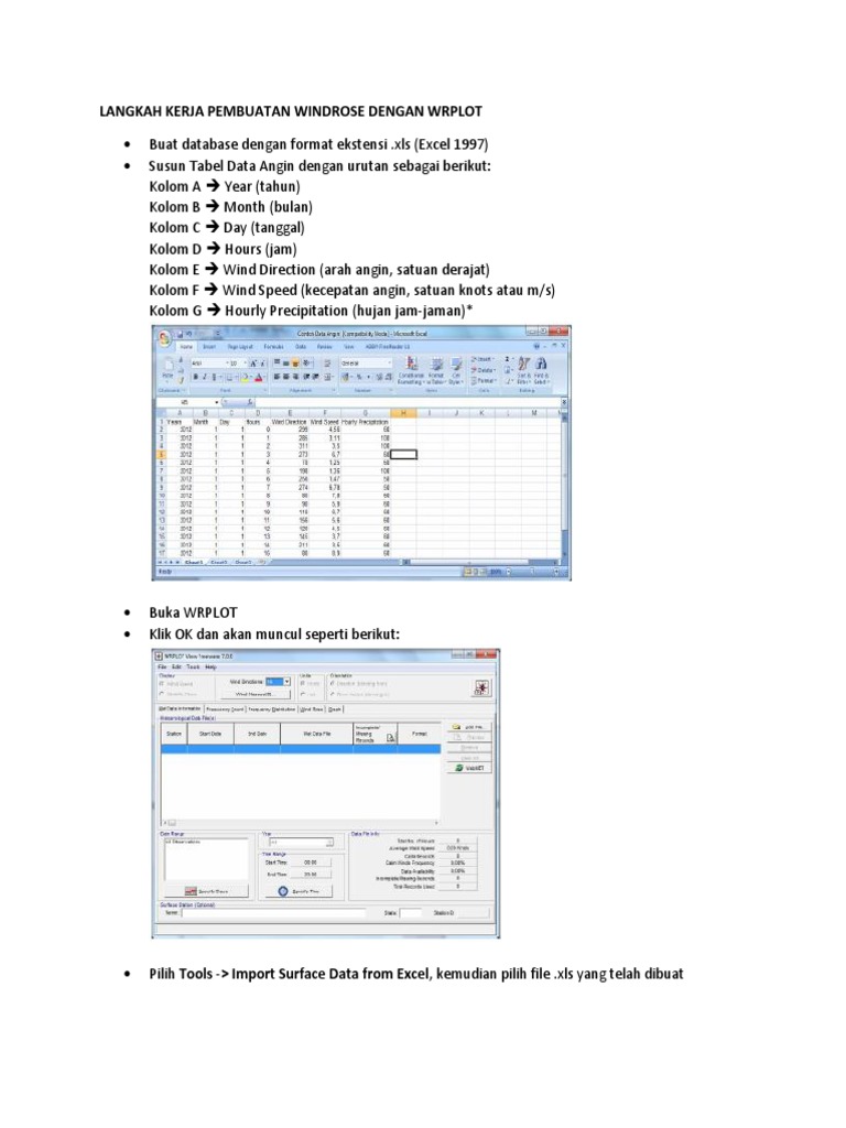 Tutorial WRPlot-Windrose | PDF | Komputer