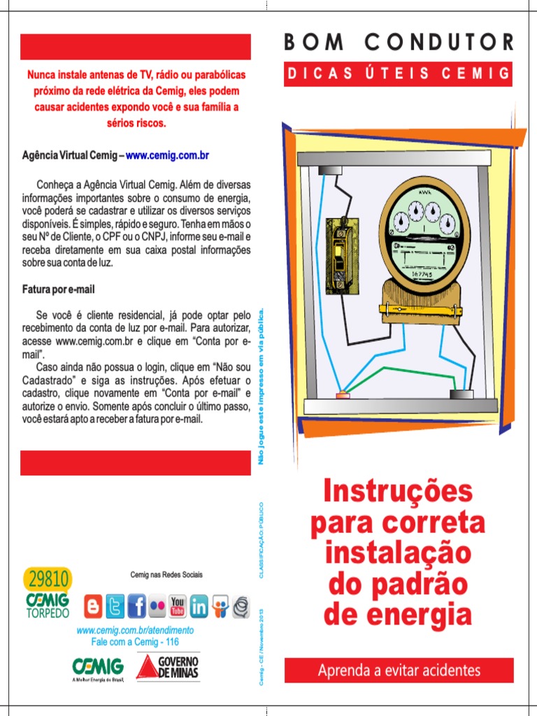 Bom Condutor Instalacao Padrao PDF | PDF