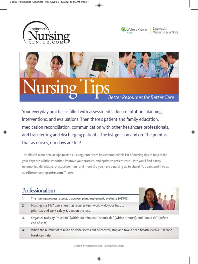 Nursing Tips | PDF