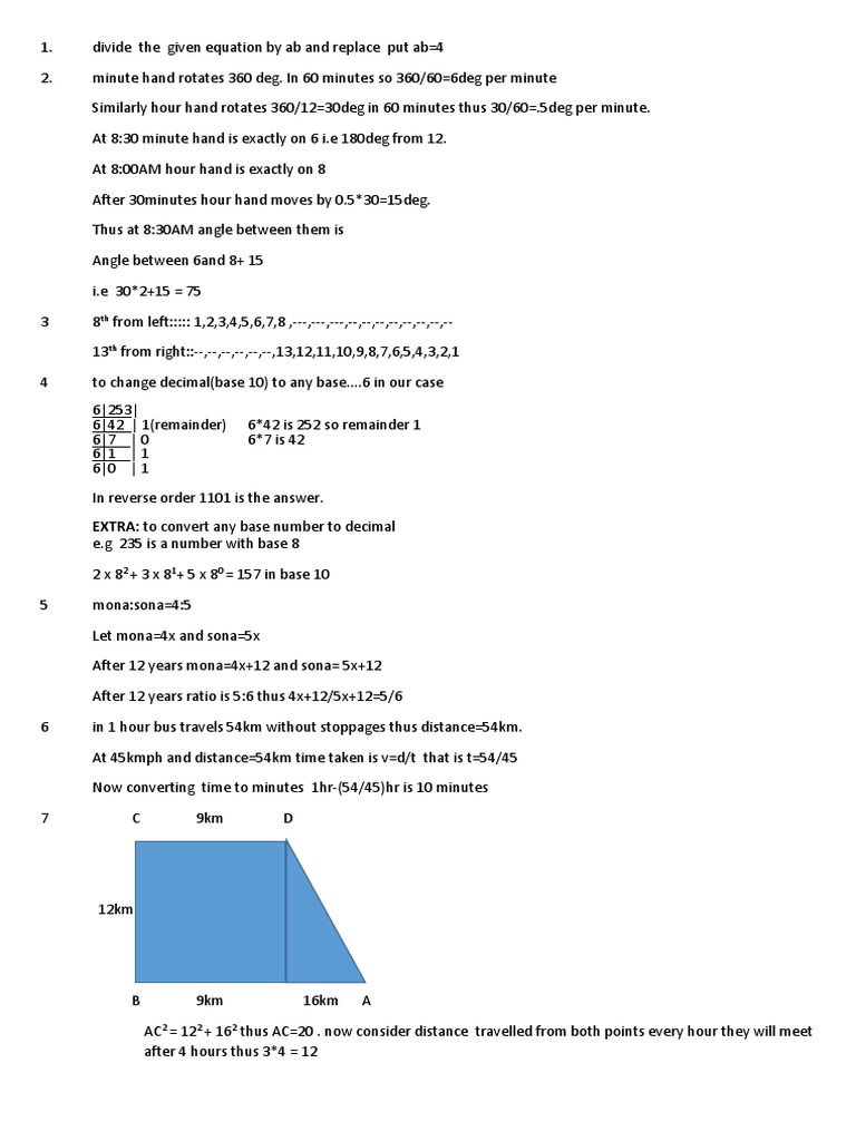 EXTRA: To Convert Any Base Number To Decimal | PDF | Discrete ...