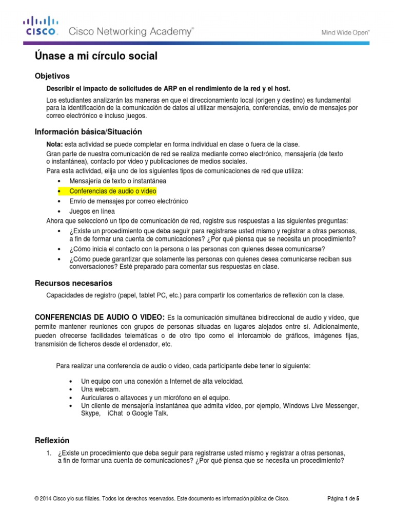 5.0.1.2 Join My Social Circle Instructions.docx | Correo electrónico ...