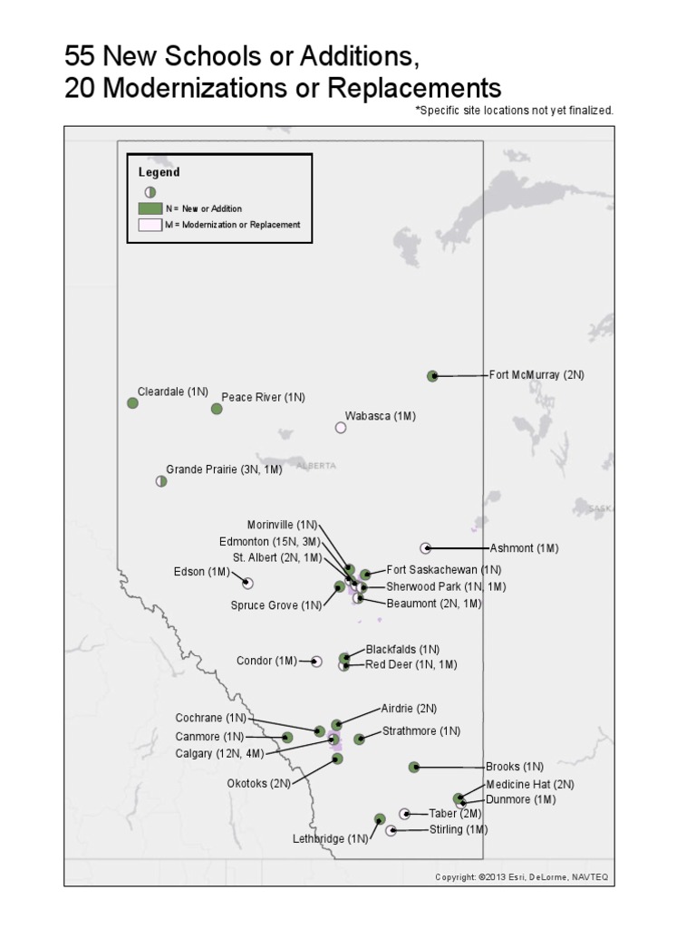 New Alberta Schools Announced | PDF