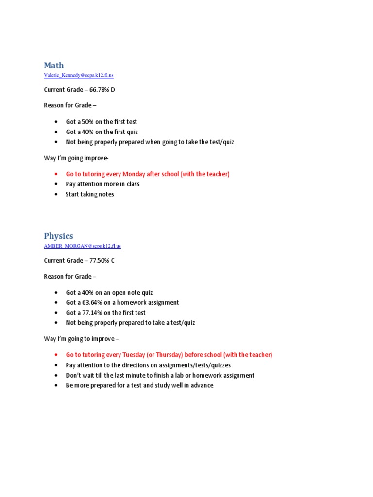 Go To Tutoring Every Monday After School (With The Teacher) : Valerie ...