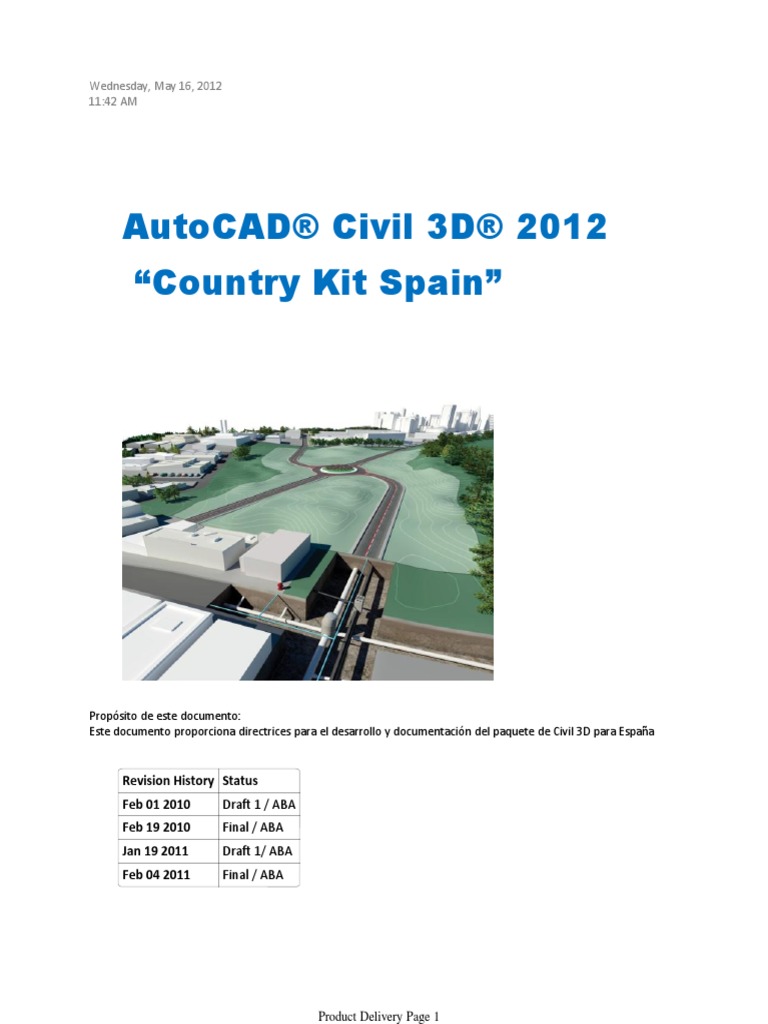 Civil 3d PDF | PDF | Curva | Color