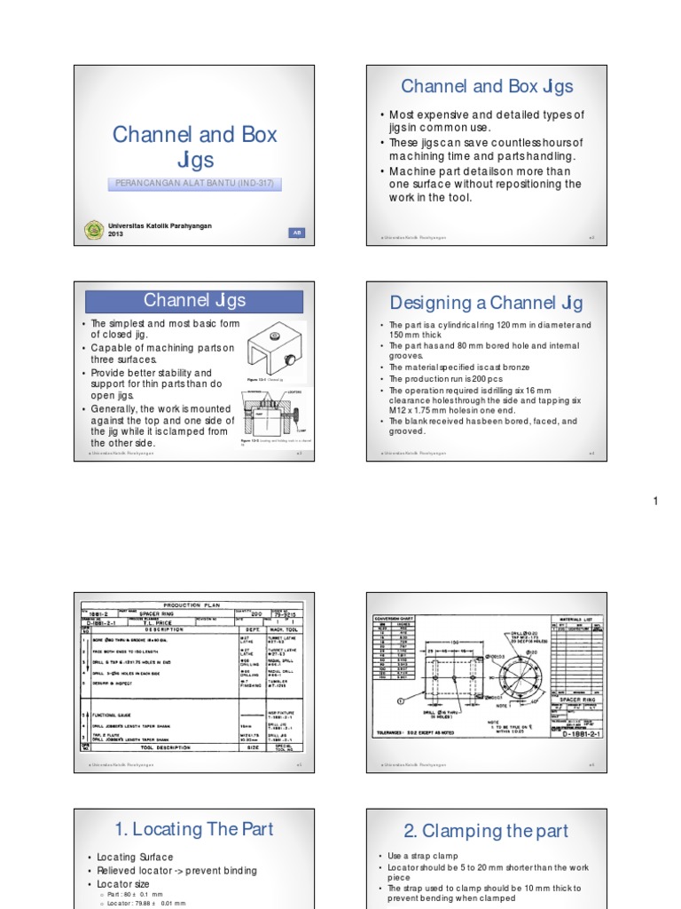 Jig Design for Engineering Students | PDF | Machining | Drilling