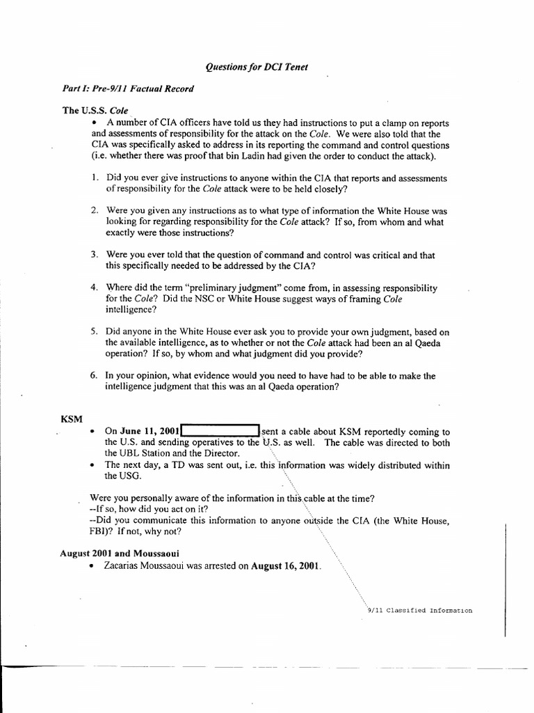 DM B2 Dan Marcus Fdr-Questions For Tenet | PDF