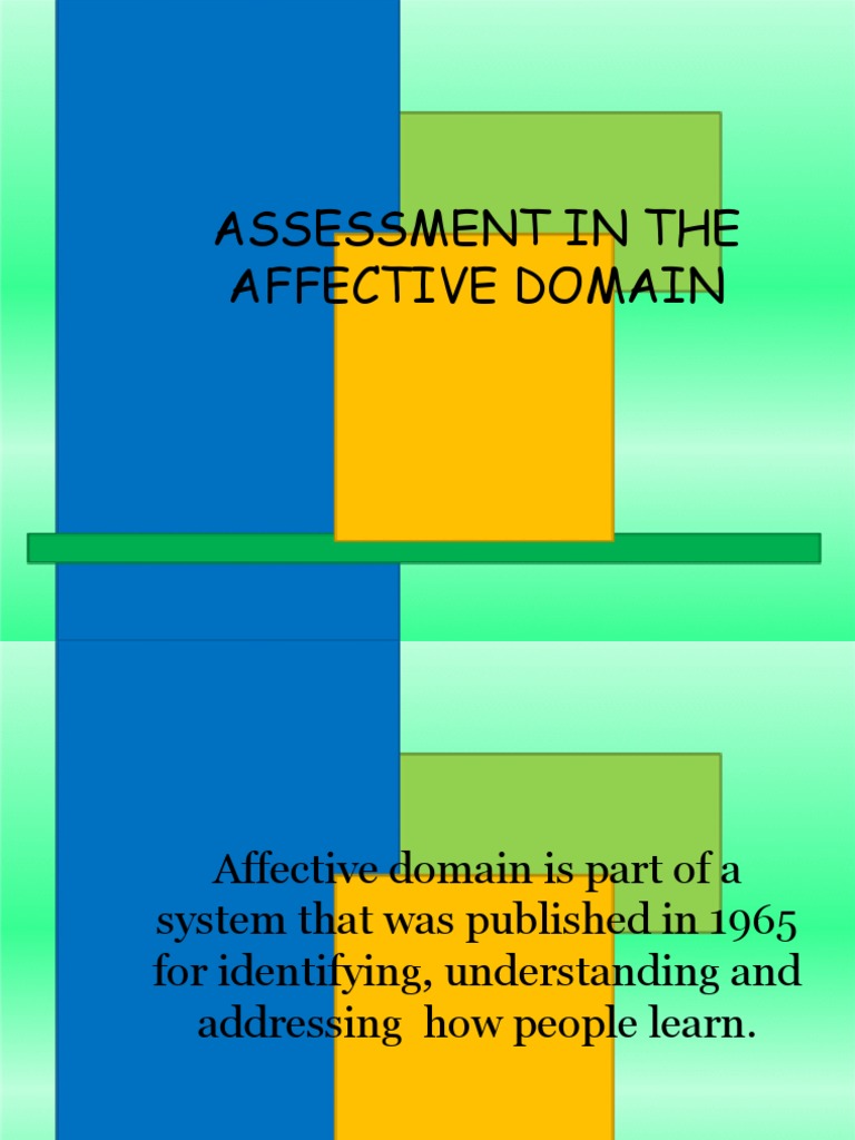 Affective Domain | Affect (Psychology) | Applied Psychology