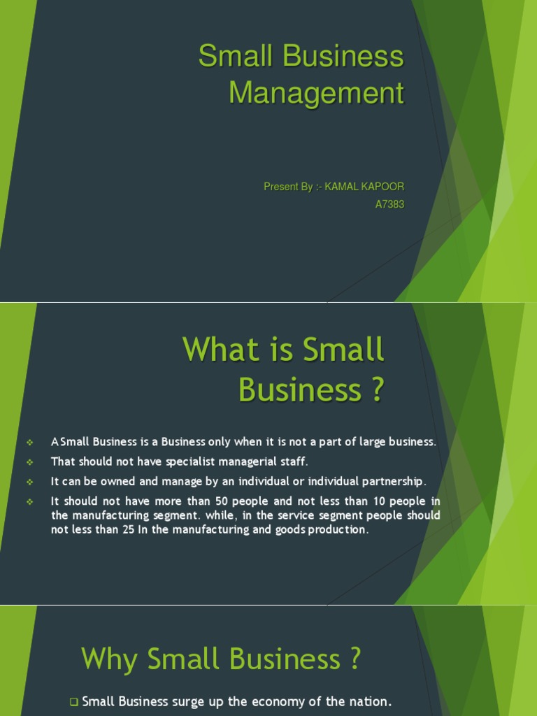 Small Business Management Overview | PDF | Small Business | Starbucks
