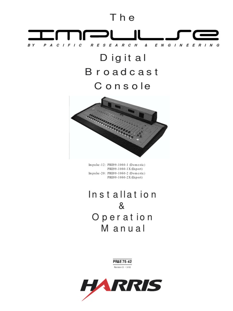 75-42rD Impulse Manual | PDF | Electromagnetic Interference | Ac Power Plugs And Sockets