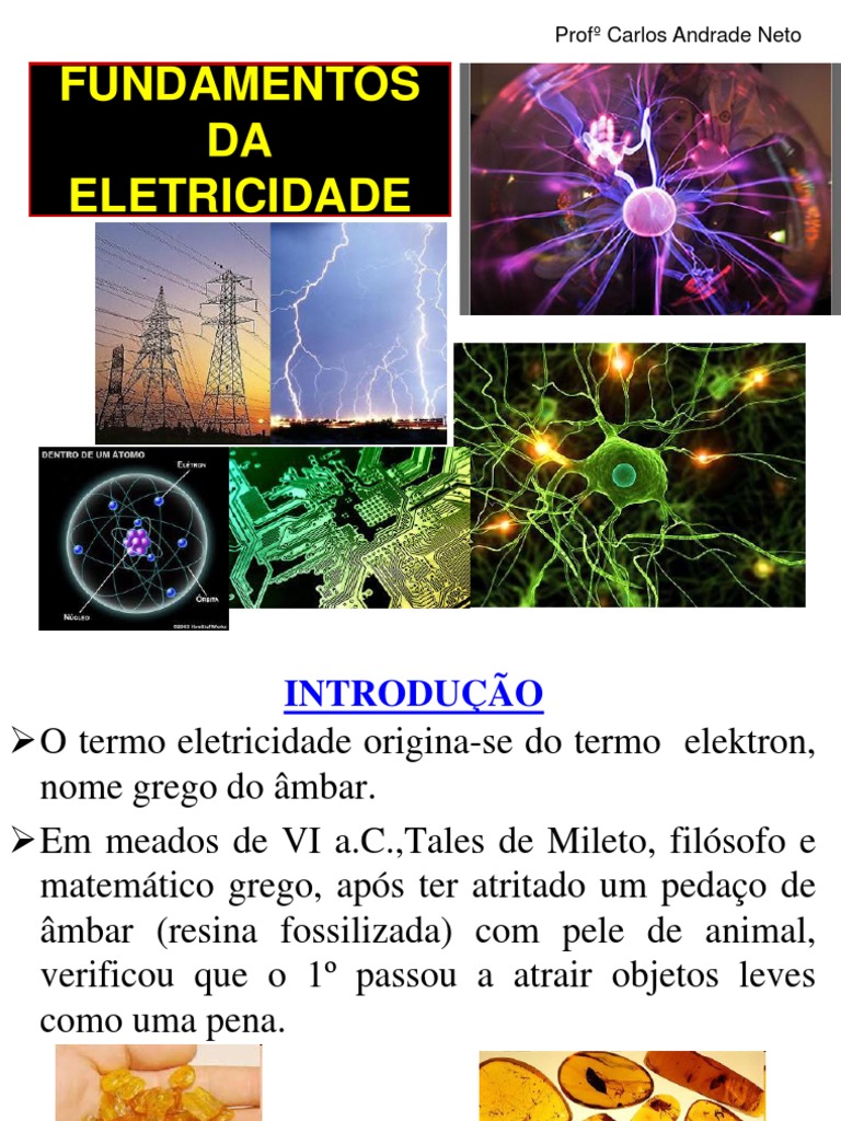 ELETROSTÁTICA.ppt | Carga Elétrica | Eletrostática