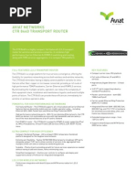 Aviat CTR 8540 Data Sheet | PDF | Multiprotocol Label Switching ...