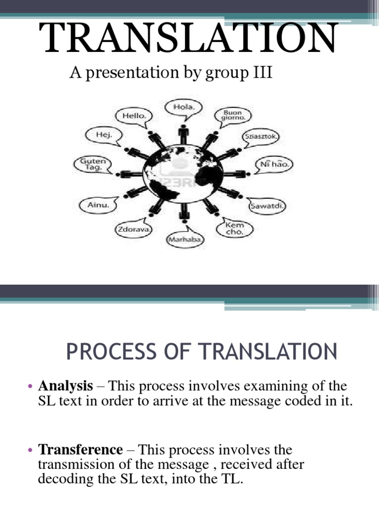 Basic Concepts of Translation | PDF | Languages | Language Arts ...