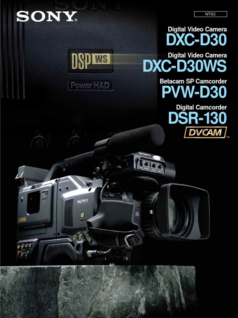 Sony DXC d30 | PDF | Camera Lens | Video