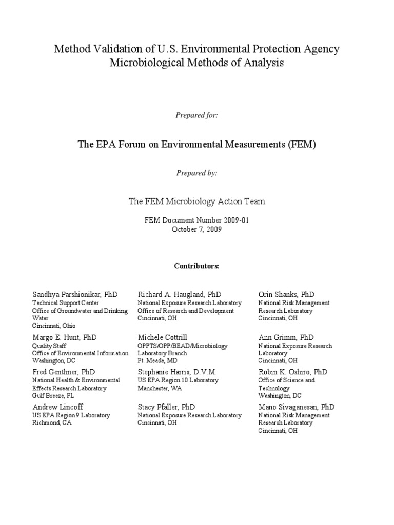 Epa Metot Vali̇dasyonu PDF | PDF | Coefficient Of Variation ...