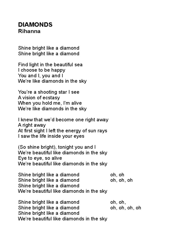 Diamonds Pdf Religion Spirituality Poetry