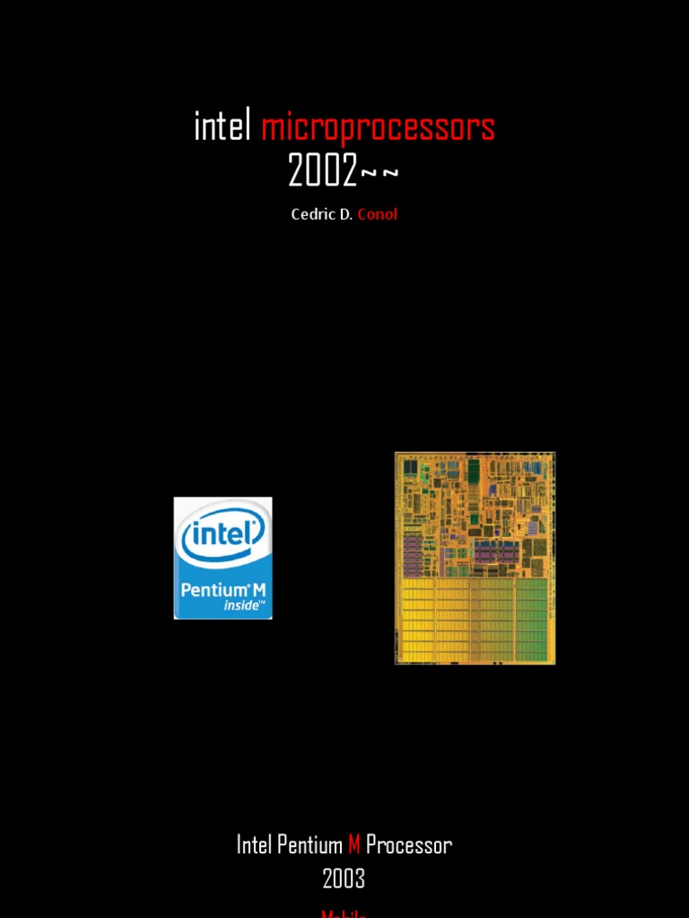 Intel 2002 : Microprocessors | PDF | Computer Architecture | X86 ...
