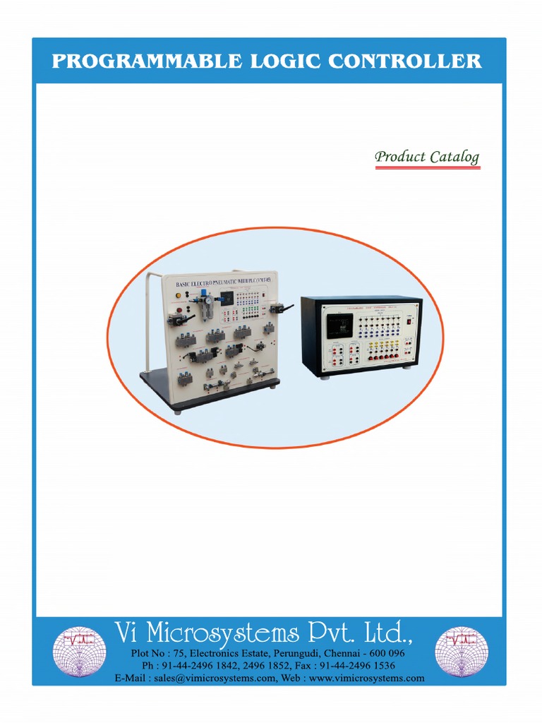 Programmable Logic Controller Trainer | PDF | Programmable Logic ...