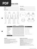 Patient-Scale POSAS-3.0 Generic-Scar English | PDF | Paresthesia | Medicine