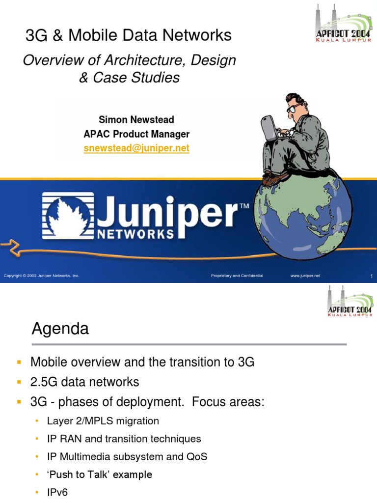 3G & Mobile Data Networks: Overview of Architecture, Design & Case ...