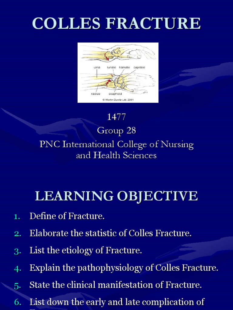 Colles Fracture | PDF | Bone | Edema