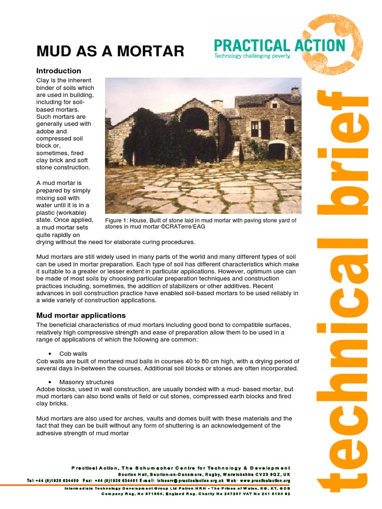 Mud As Mortar PDF | PDF | Mud | Mortar (Masonry)