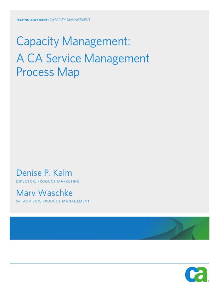 Capacity Management TB - 155393 PDF | PDF | Itil | It Service Management