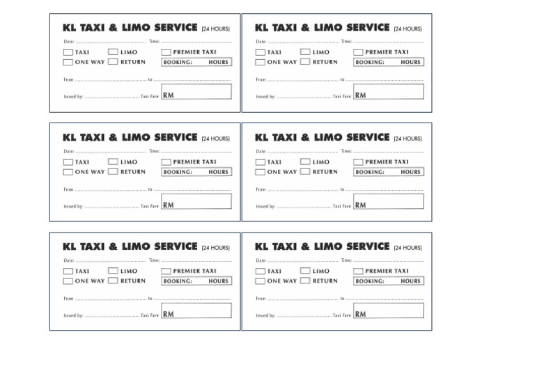 Resit Teksi KL Border | PDF