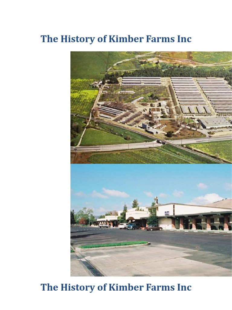 The History of Kimber Farms | PDF