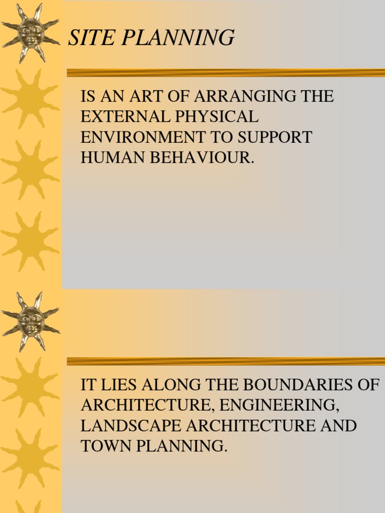 Site Planning | PDF | Landslide | Land Use